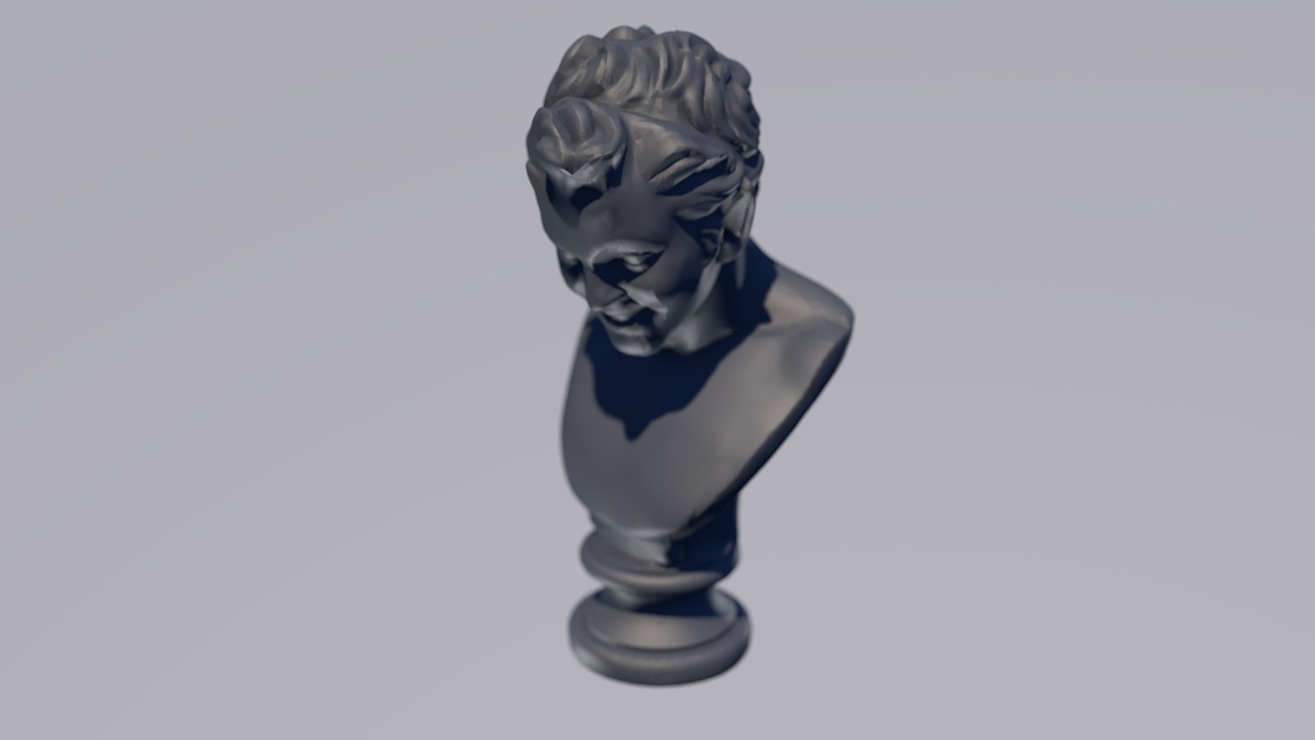 3D Satyr Bust Statue Sculpture Model - TurboSquid 1409995