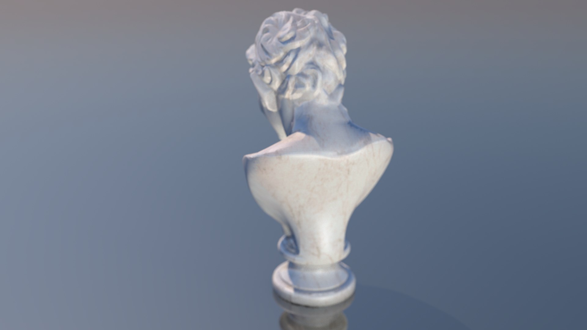 3D Satyr Bust Statue Sculpture Model - TurboSquid 1409995
