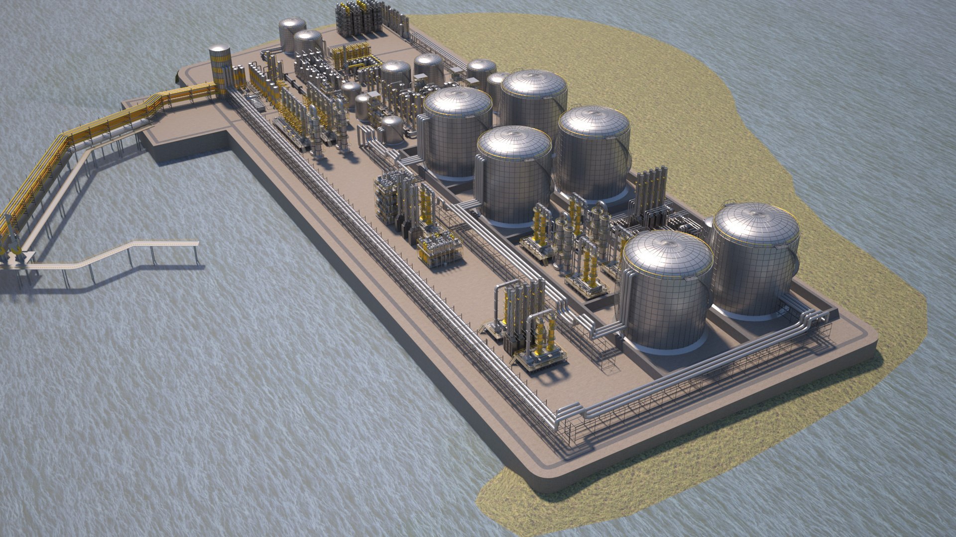 3D Model Lng Port 10 - TurboSquid 2138755