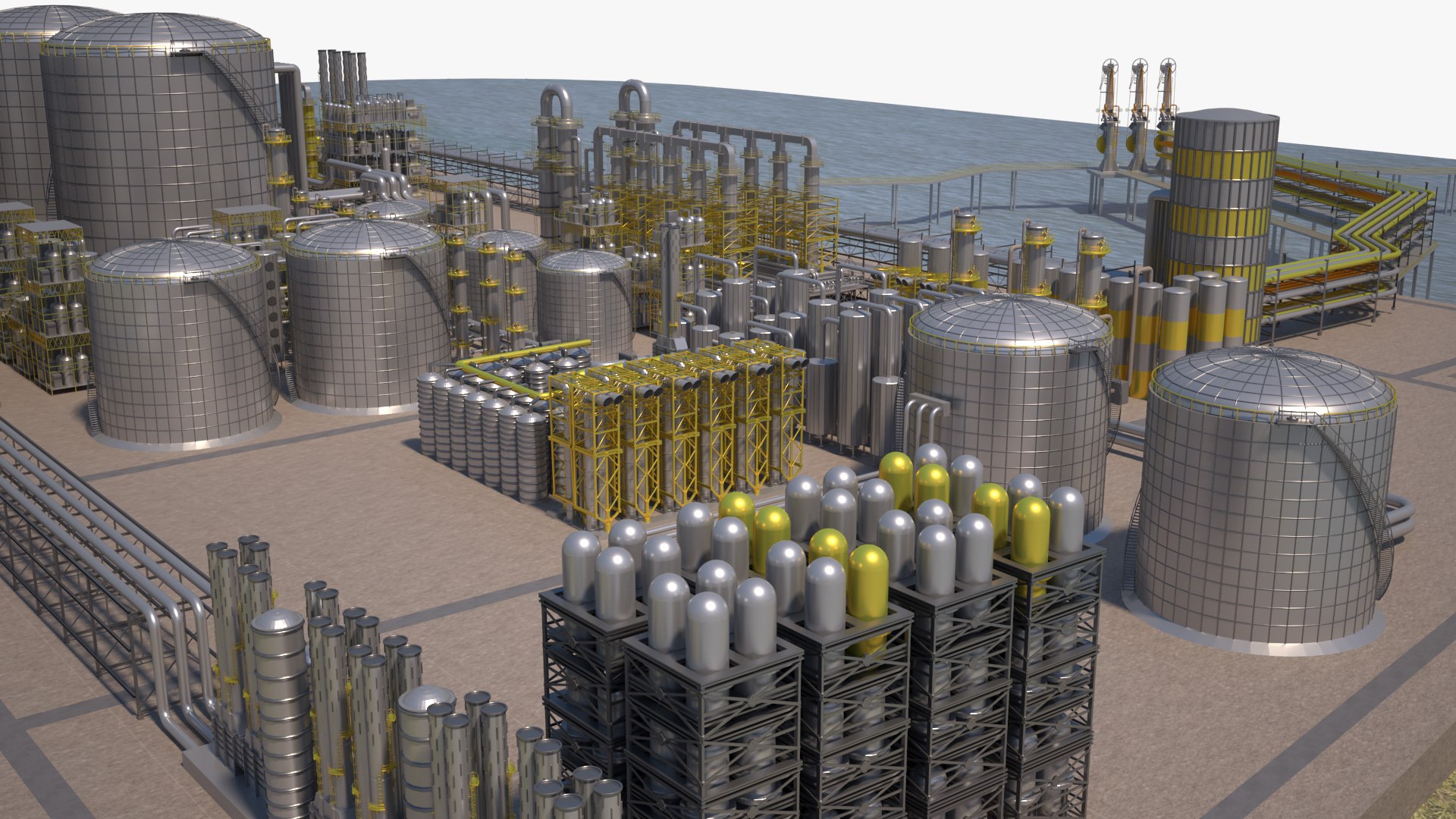 3D Model Lng Port 10 - TurboSquid 2138755