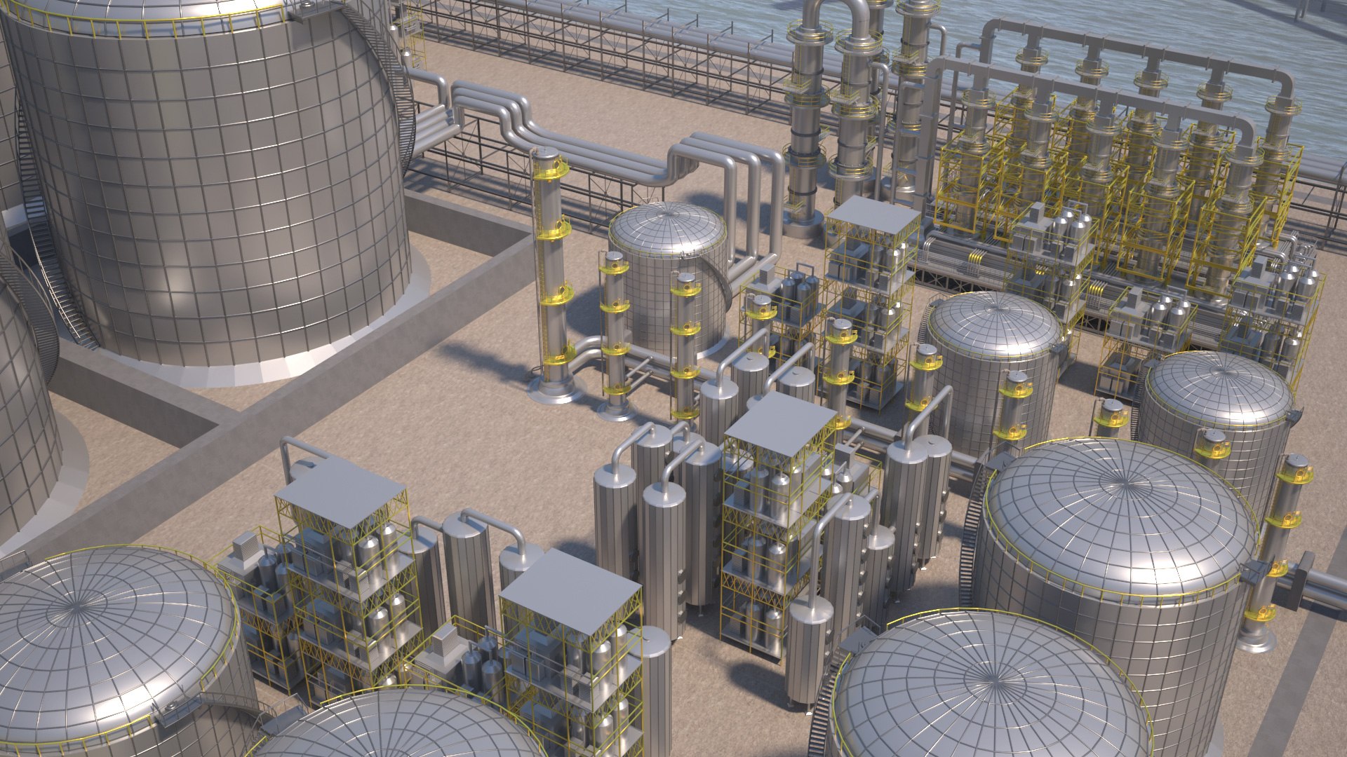 3D Model Lng Port 10 - TurboSquid 2138755