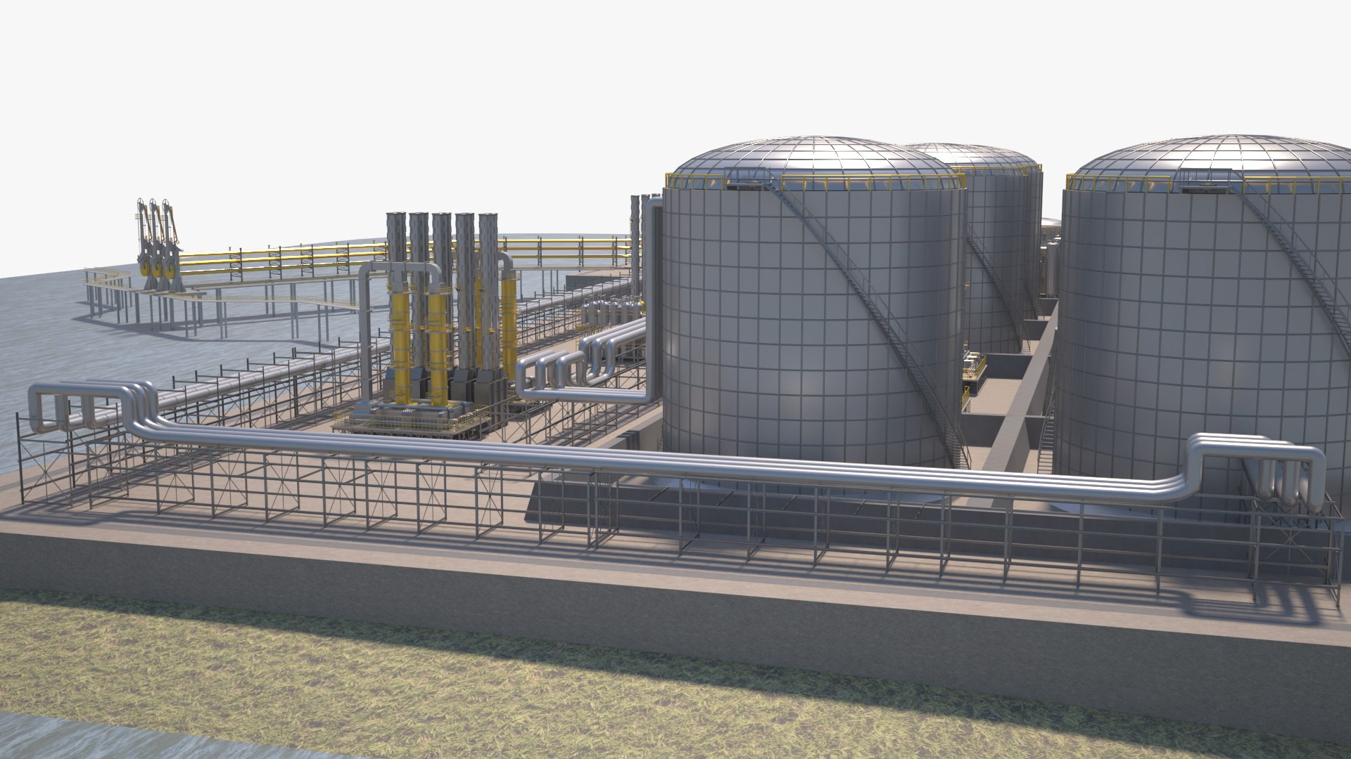 3D Model Lng Port 10 - TurboSquid 2138755