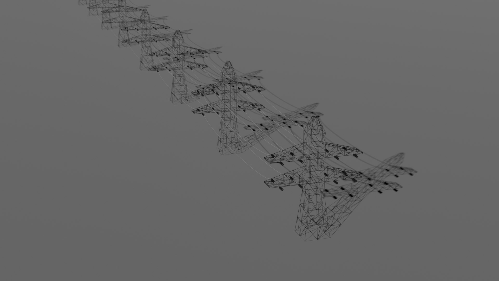 Free 3D Electrical Pylon - TurboSquid 1523218