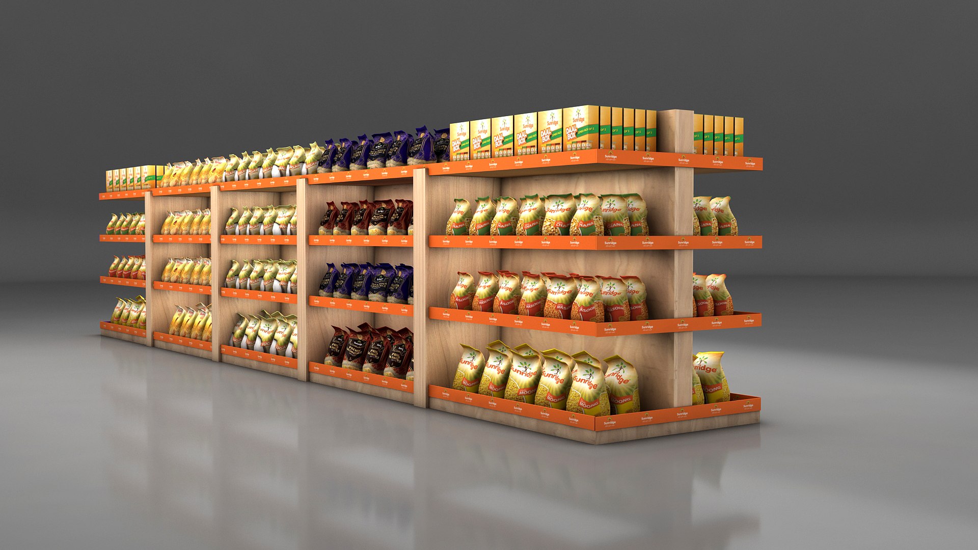 3D Super Store Shelf 3D Model Model - TurboSquid 2048960