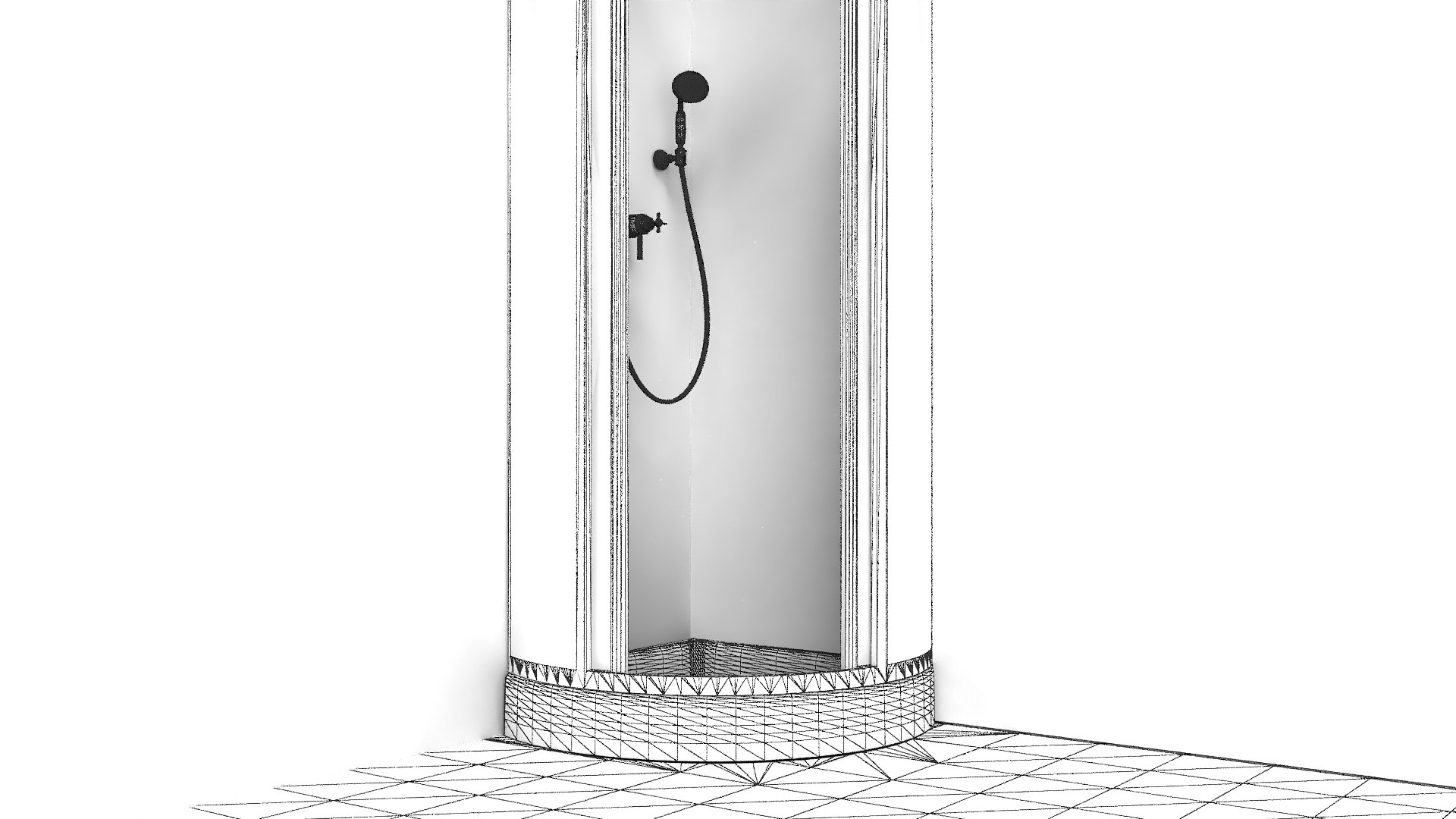Shower 3D Model - TurboSquid 1724714