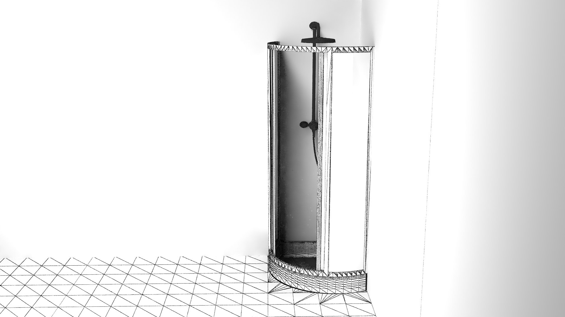 Shower 3D Model - TurboSquid 1724714