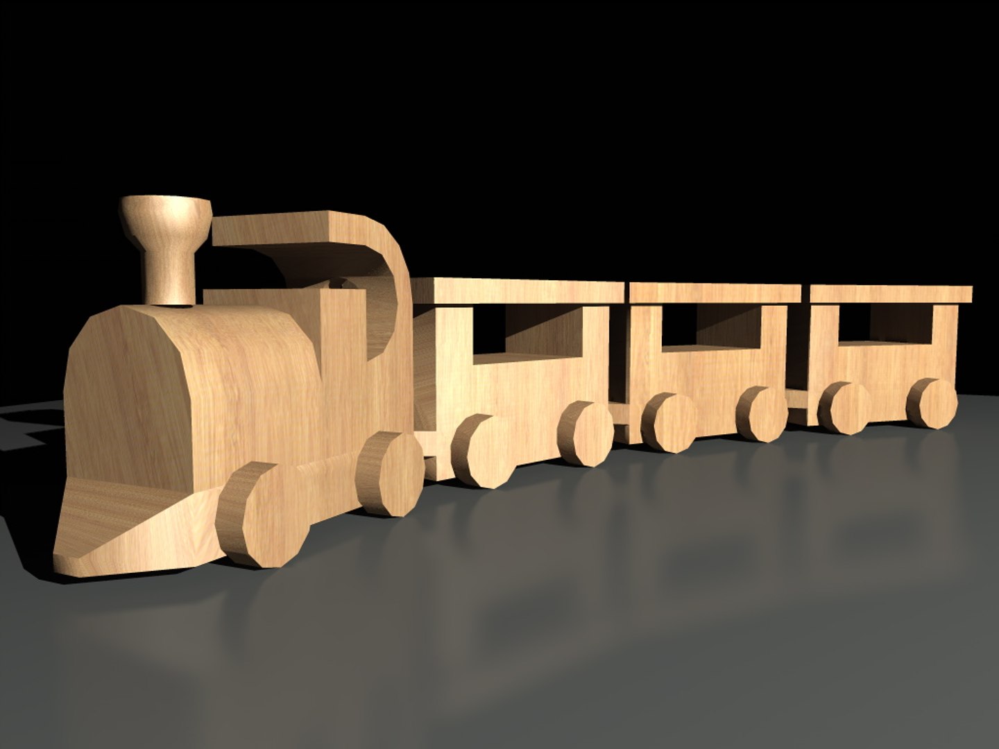 maya wood toy train