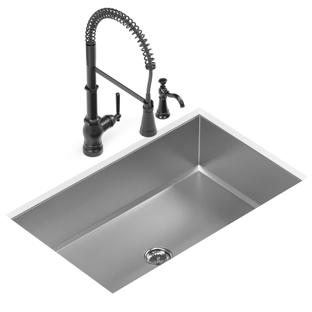 3D model MOEN kitchen sink G16100 - TurboSquid 2160269