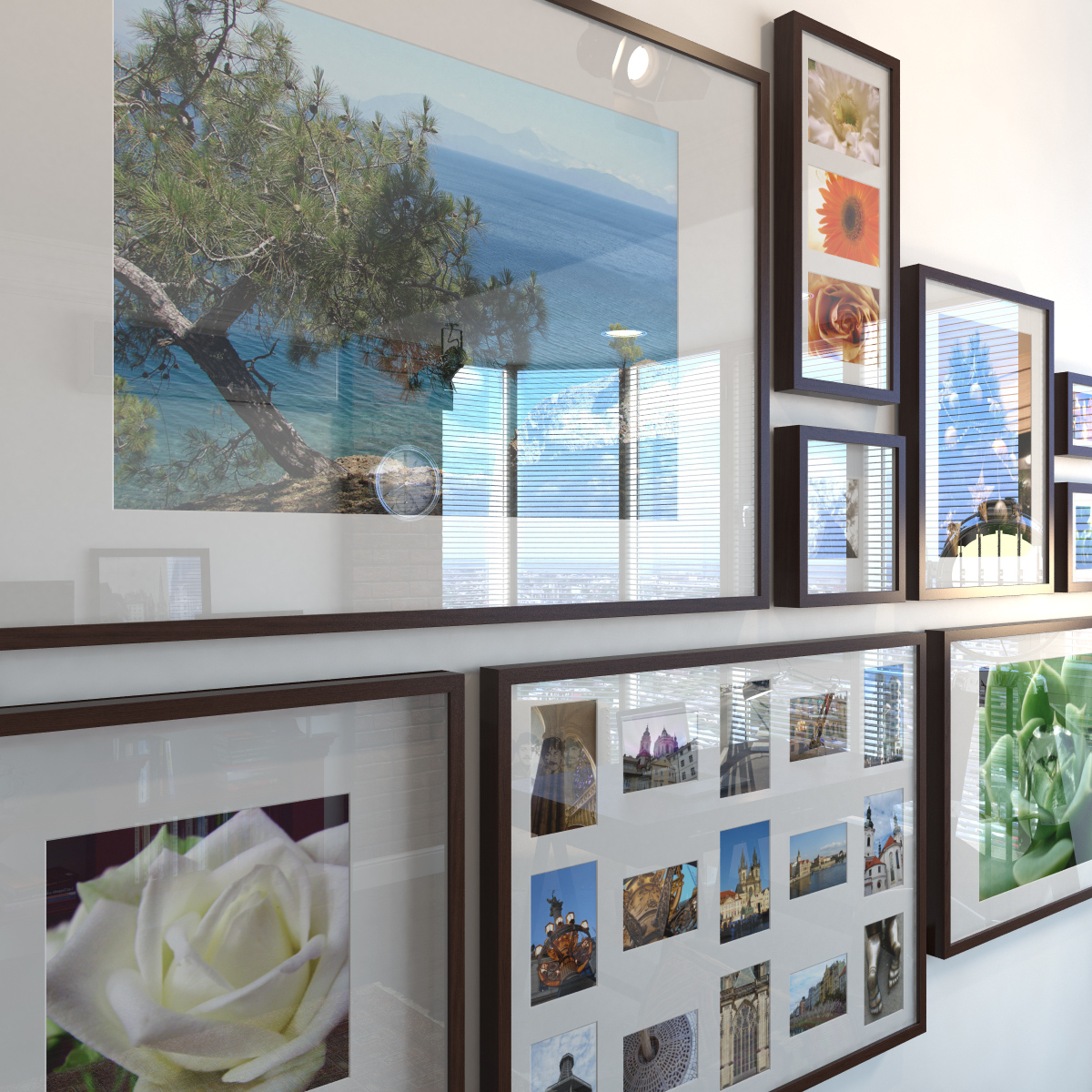 ikea ribba frames 3d obj