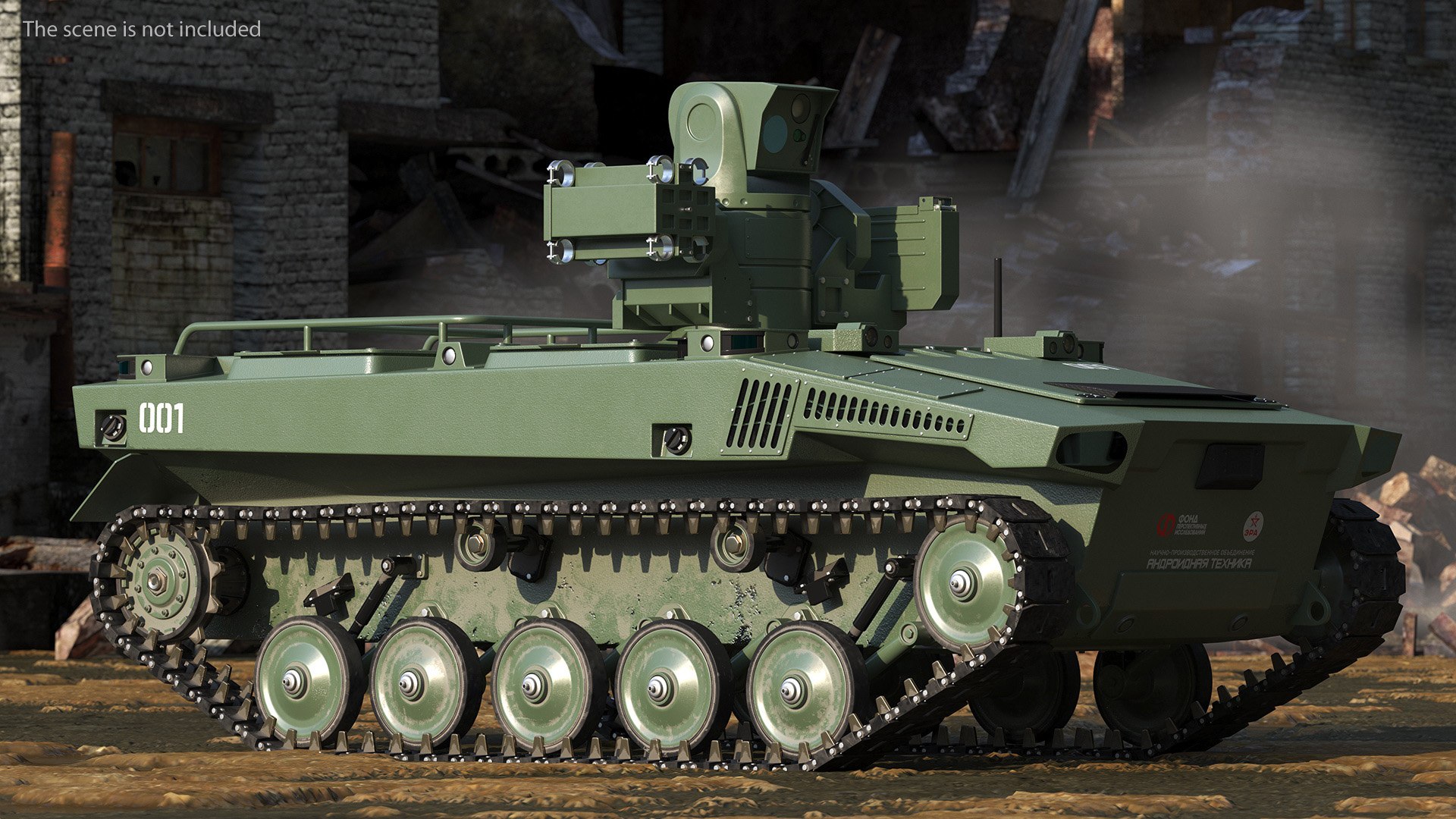 Marker Russian Military Robot Rigged model - TurboSquid 2092961