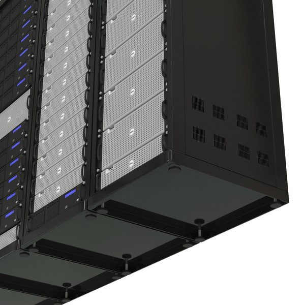 dell server racks set 3d model