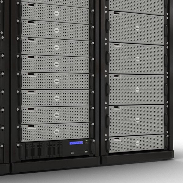 modelo 3d Conjunto de racks de servidores Dell - TurboSquid 993927