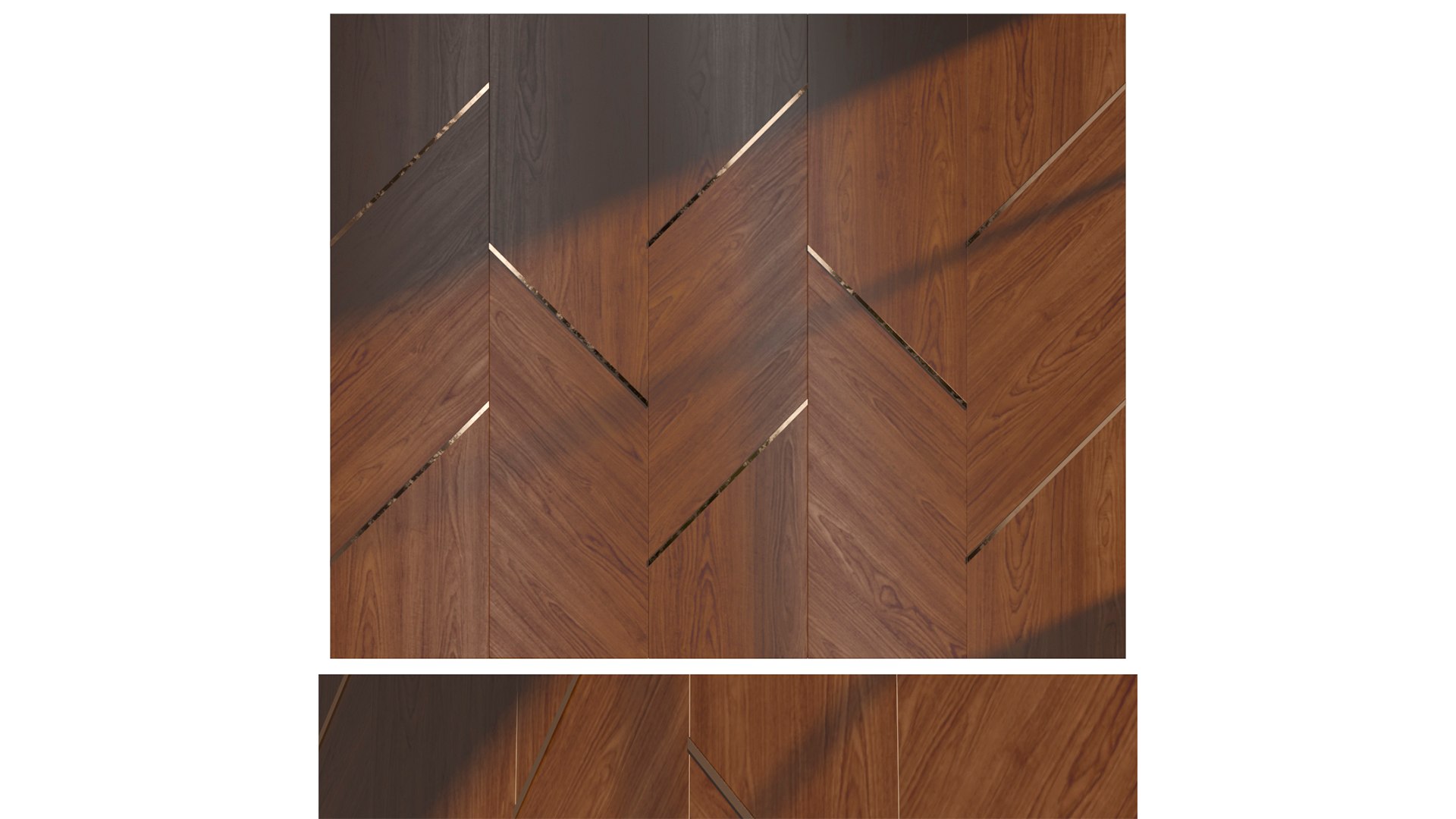 3D Wall Panel 0334-shpon Model - TurboSquid 2374028