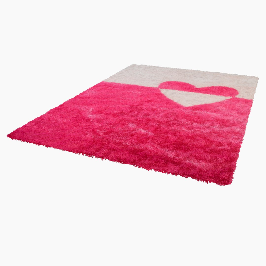 fur rug 3d model