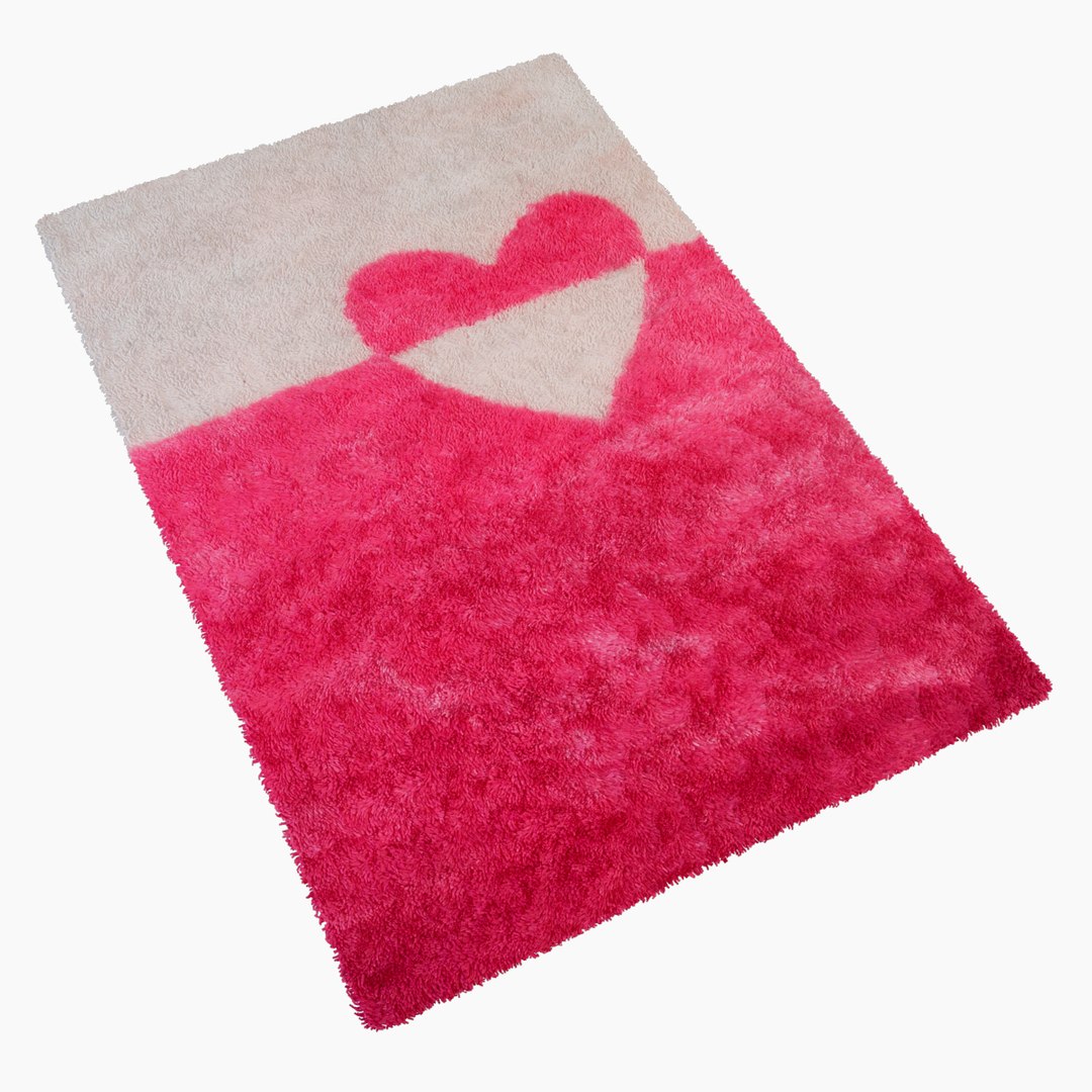 fur rug 3d model