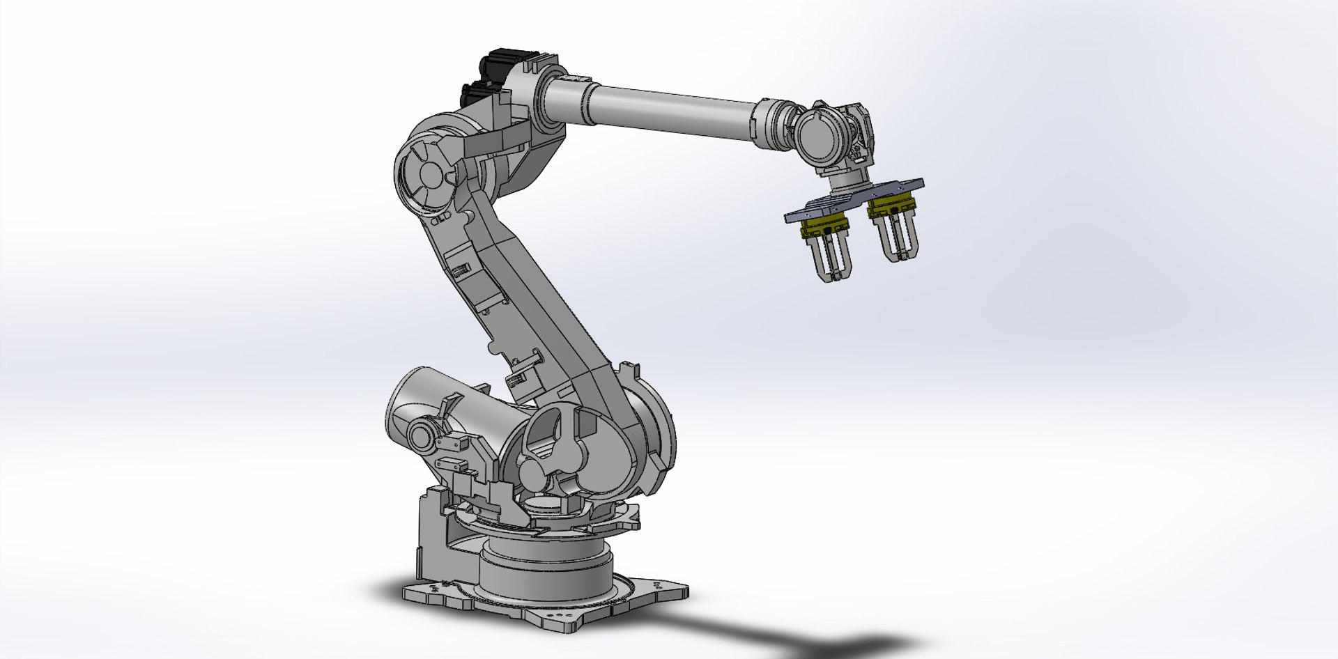 Industrial Robot Arm 4 3d Model