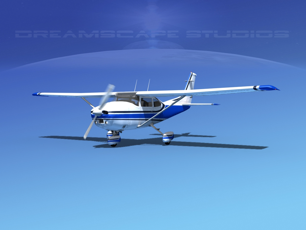 3d skyline cessna 182 skylane