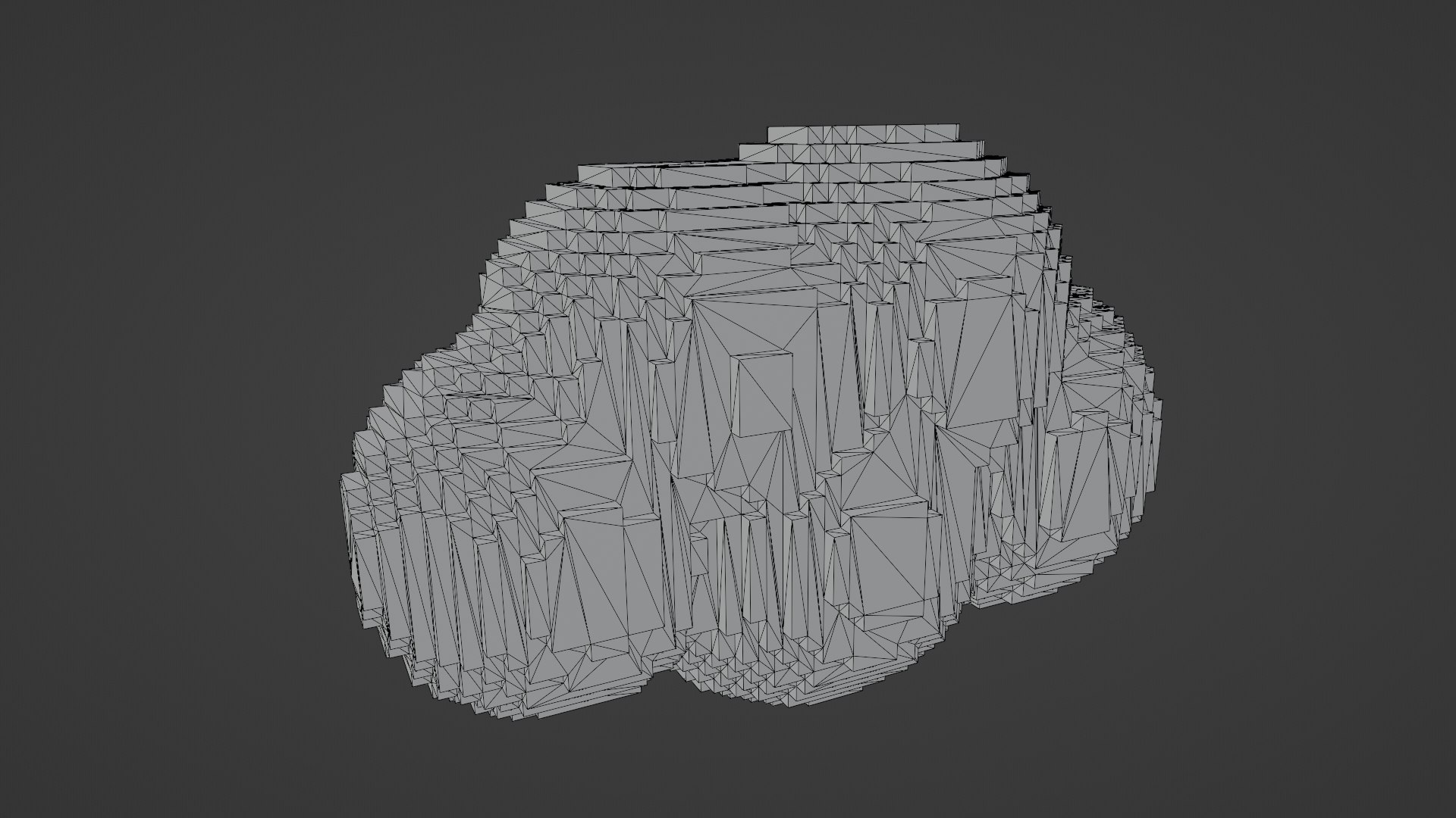 3D Model Blue Voxel Cloud - TurboSquid 2120500