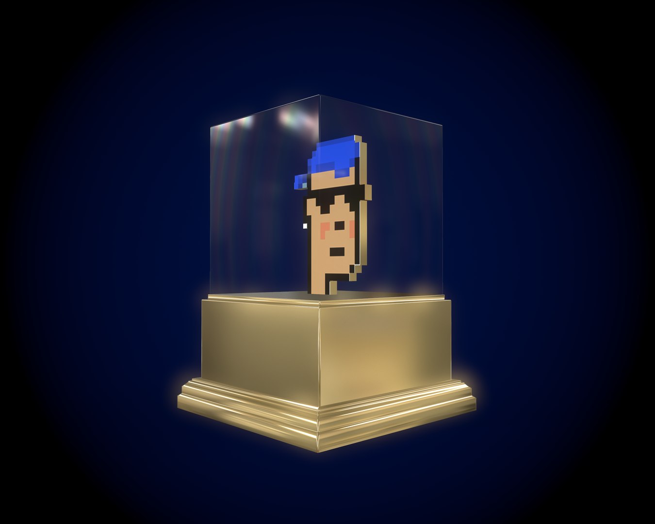 3D Gold Punk - TurboSquid 1809711