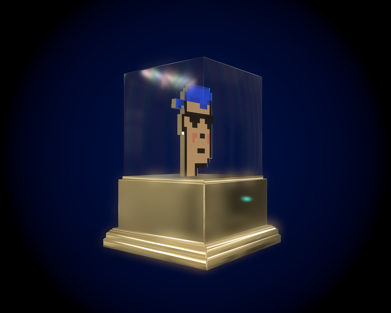 3D Gold Punk - TurboSquid 1809711