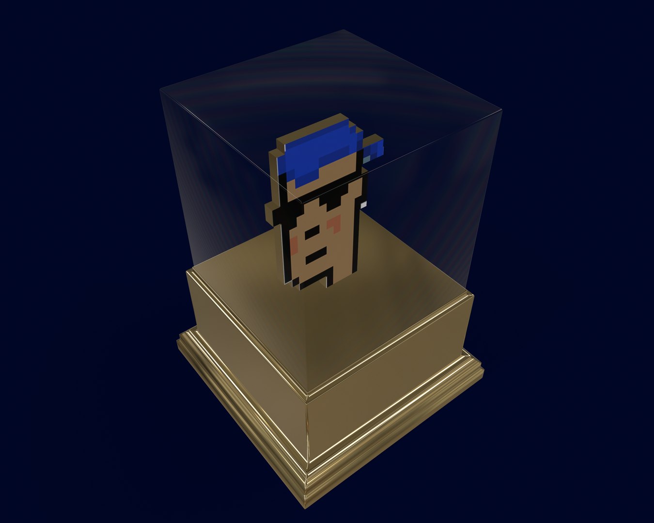3D Gold Punk - TurboSquid 1809711