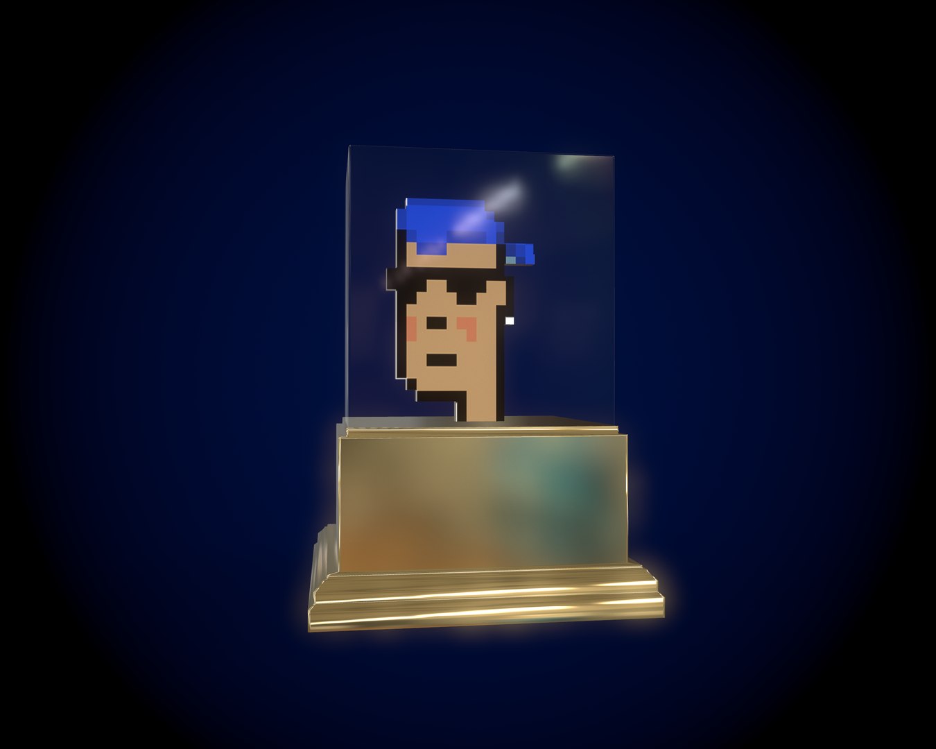 3D Gold Punk - TurboSquid 1809711