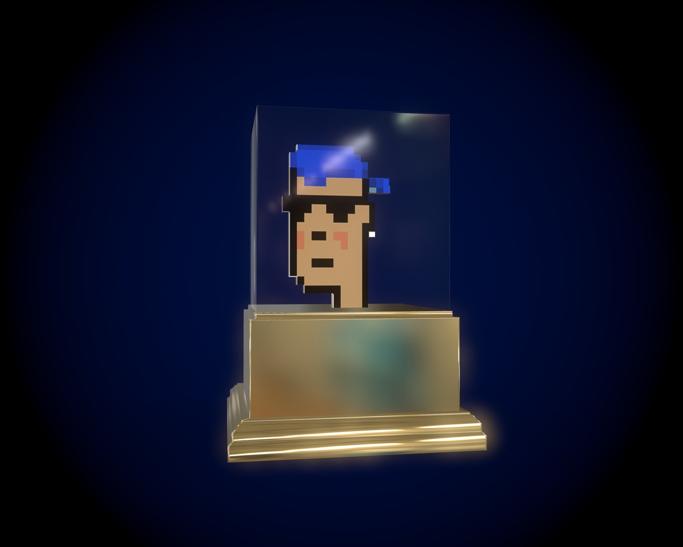 3D Gold Punk - TurboSquid 1809711