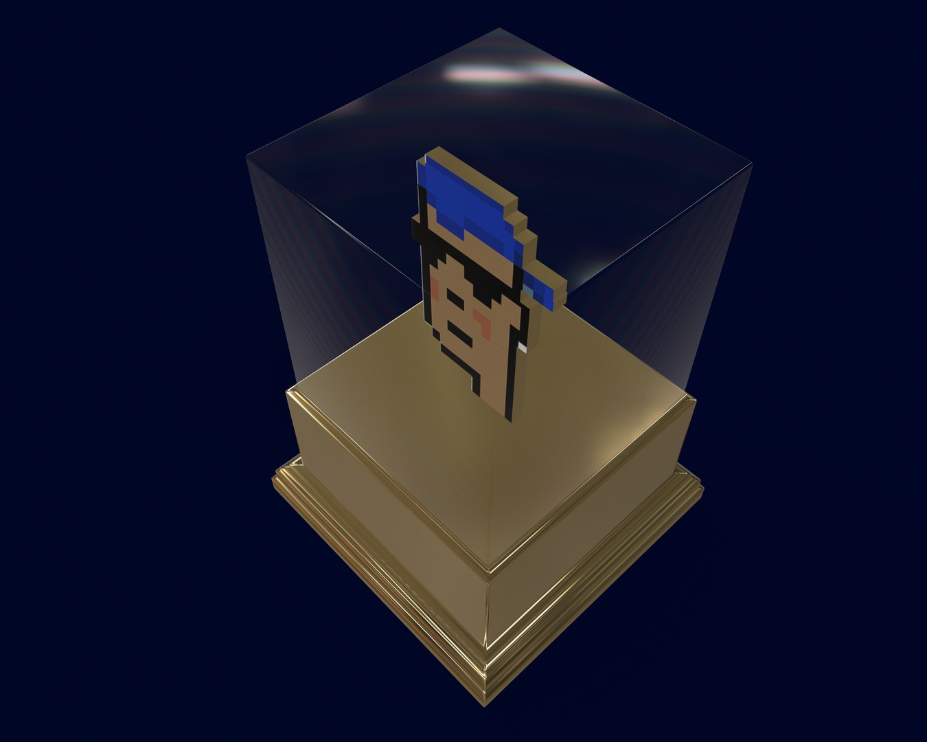 3D Gold Punk - TurboSquid 1809711