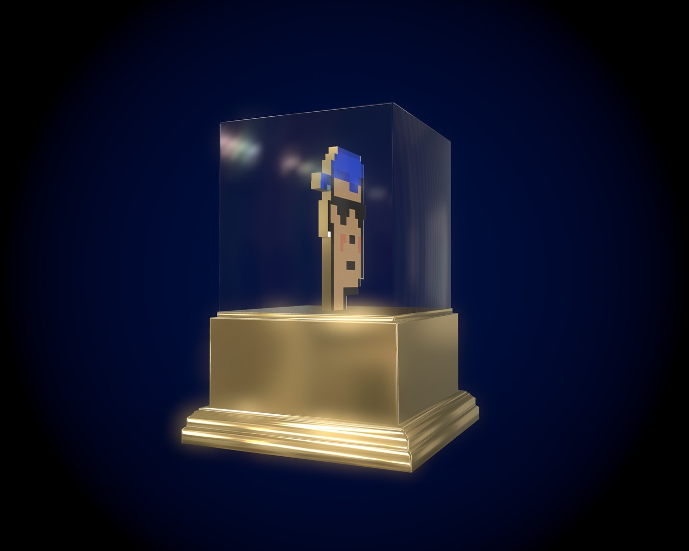 3D Gold Punk - TurboSquid 1809711