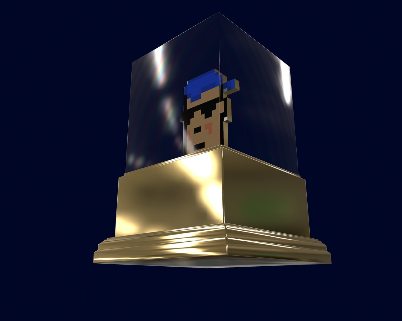 3D Gold Punk - TurboSquid 1809711