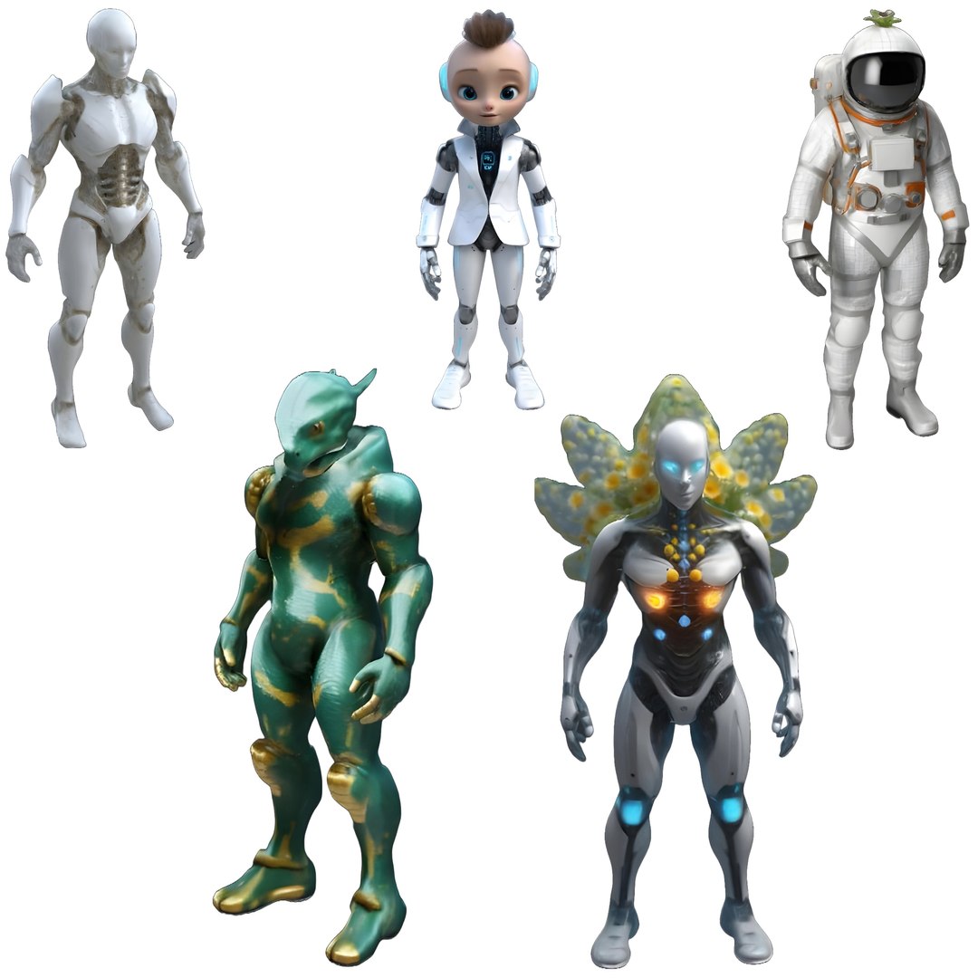 3D Future Beings Series Model - TurboSquid 2334560