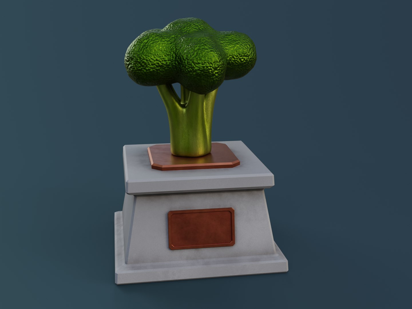 Broccoli Monument 3D Model - TurboSquid 2207082