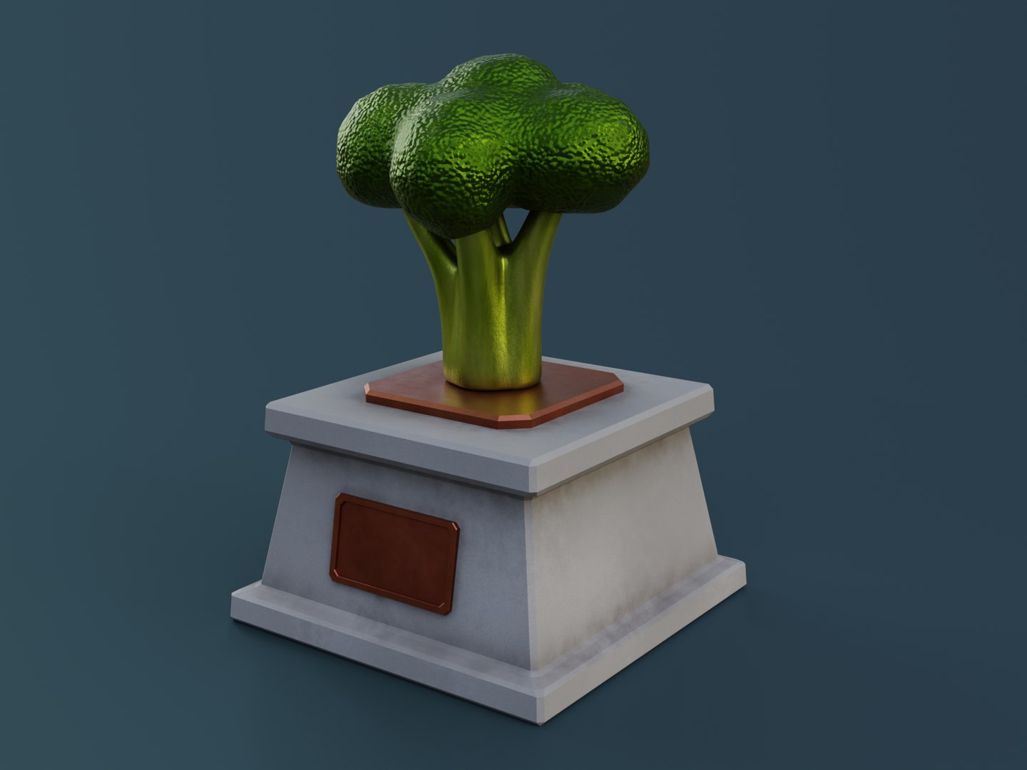 Broccoli Monument 3D Model - TurboSquid 2207082