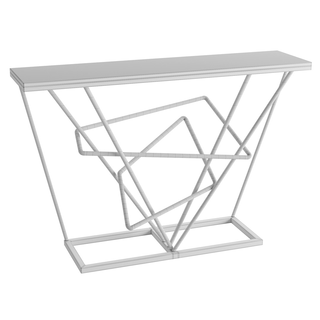 Modern Narrow Console Table 3D - TurboSquid 1845159