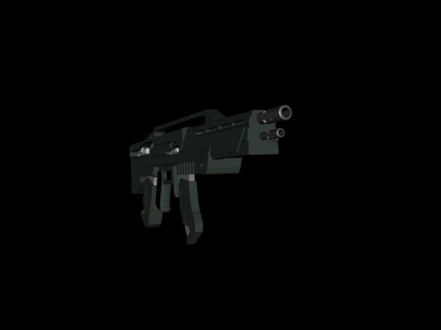 Assault Rifle 3d Model