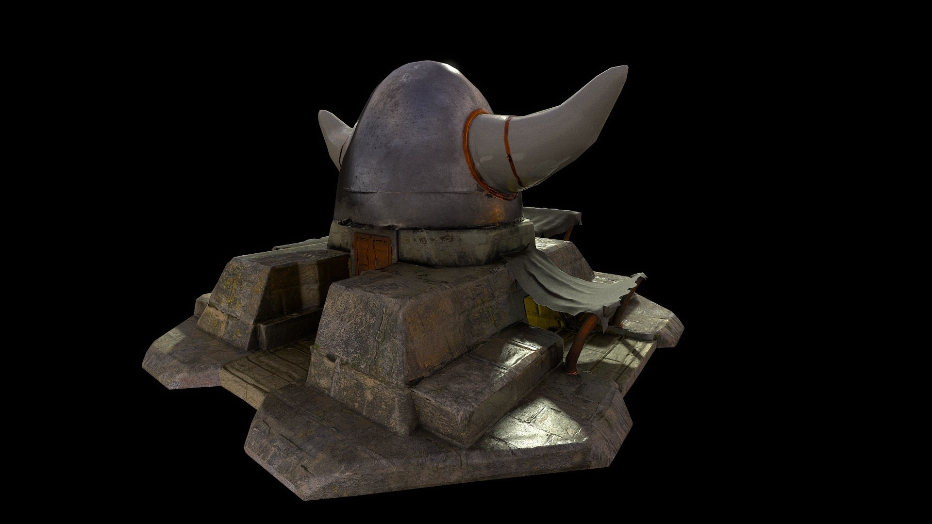 Temple Odin 3D - TurboSquid 1339082