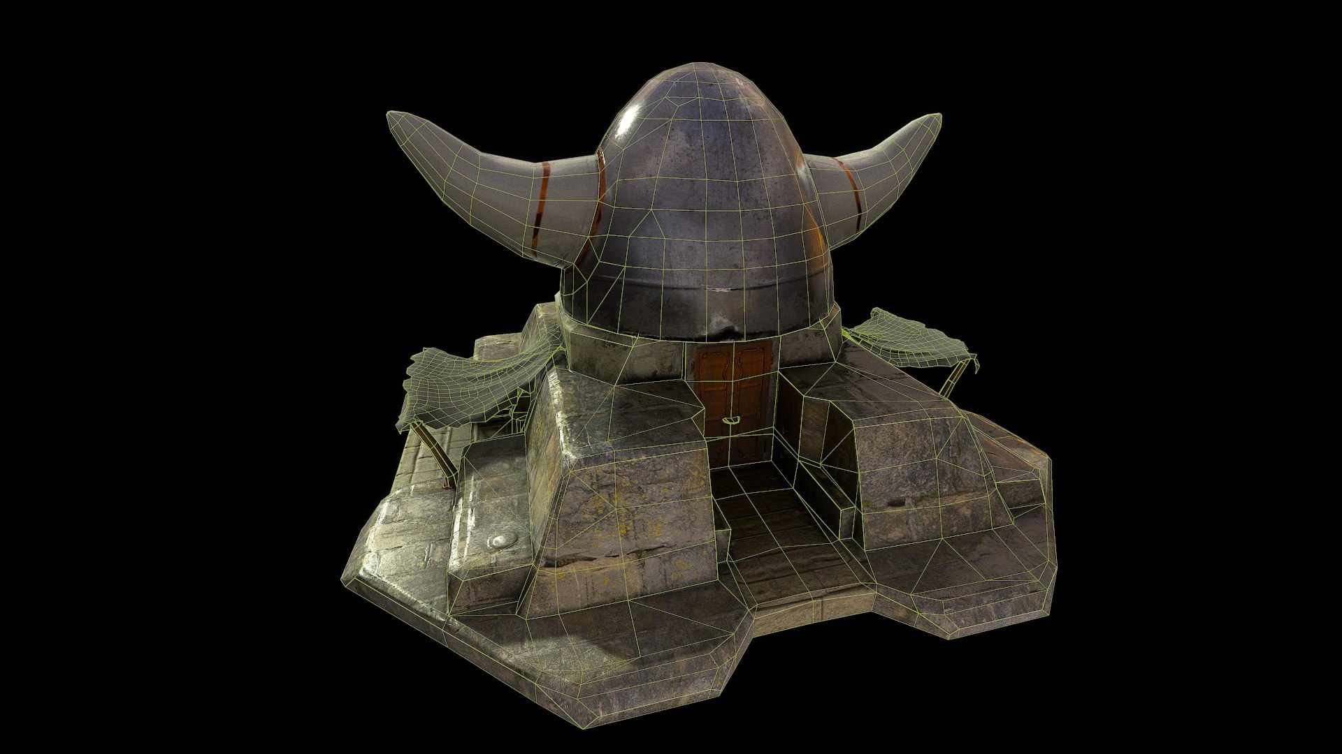 Temple Odin 3D - TurboSquid 1339082