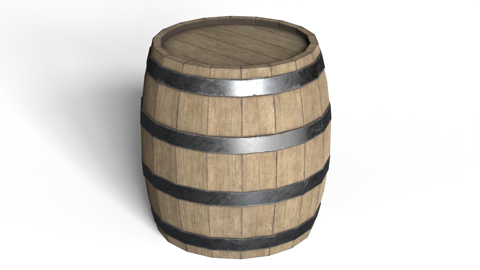 3D Wooden Barrel - TurboSquid 2004882