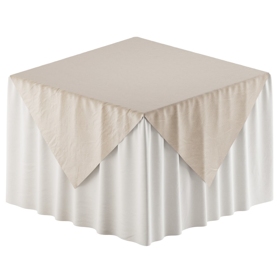3D model Restaurant Tablecloth-Square - TurboSquid 2147713