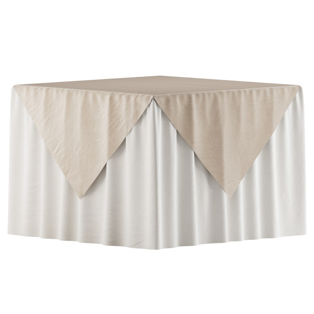 3D model Restaurant Tablecloth-Square - TurboSquid 2147713