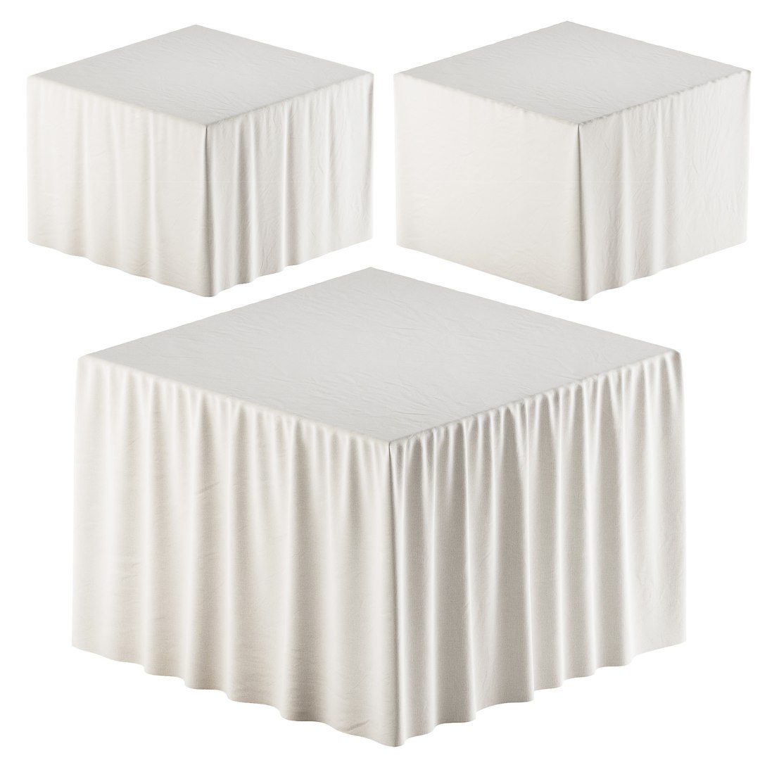 3D model Restaurant Tablecloth-Square - TurboSquid 2147713