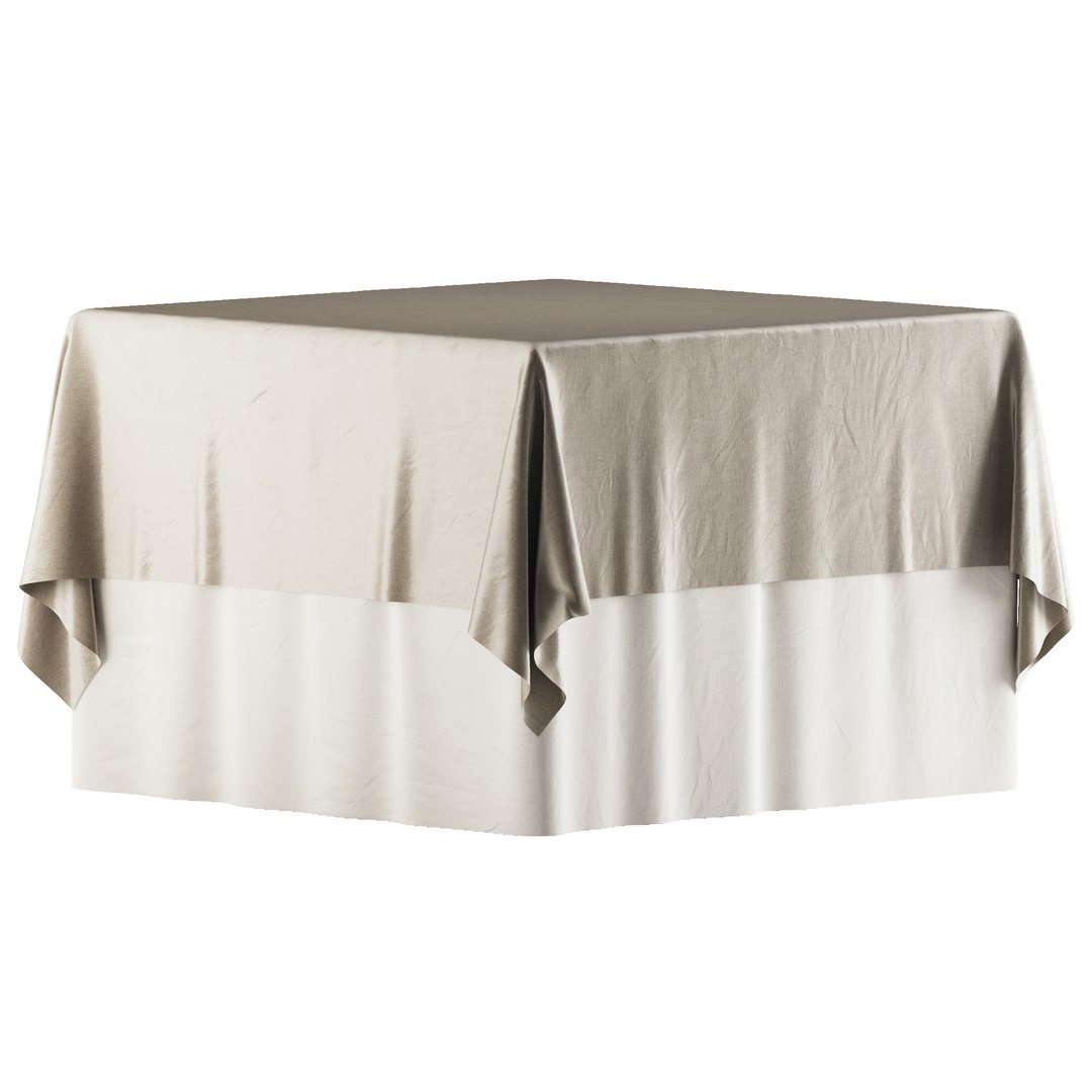3D model Restaurant Tablecloth-Square - TurboSquid 2147713