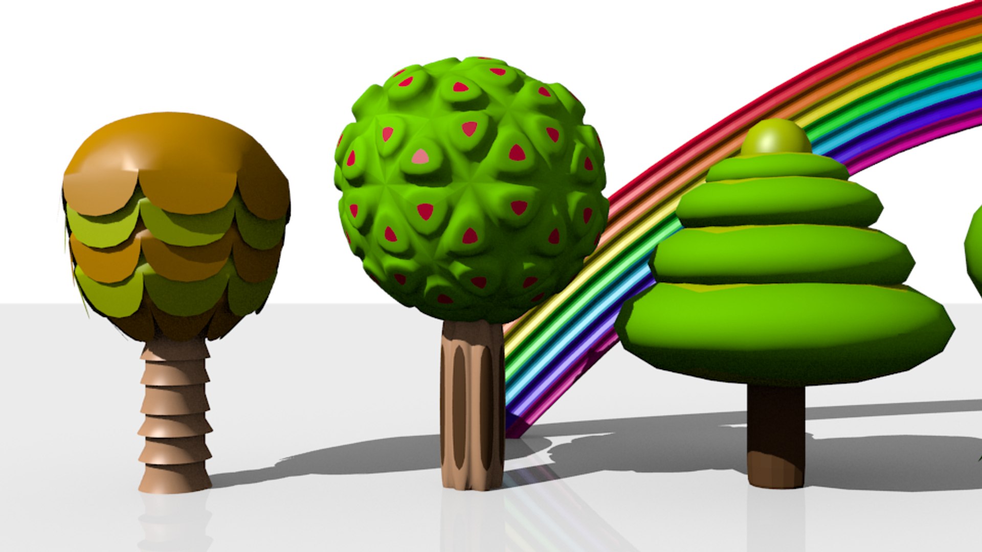 3d Garden Trees