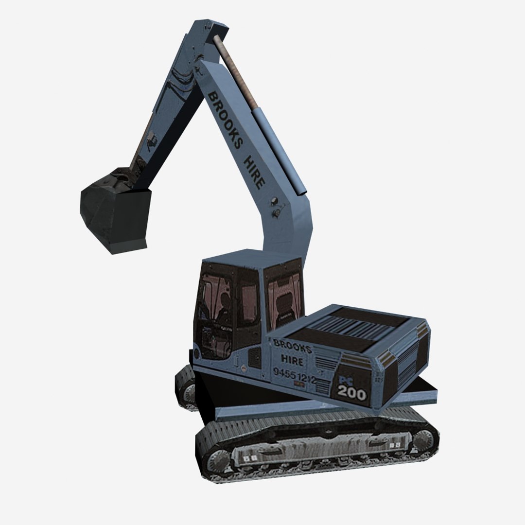 Excavator 3d Model