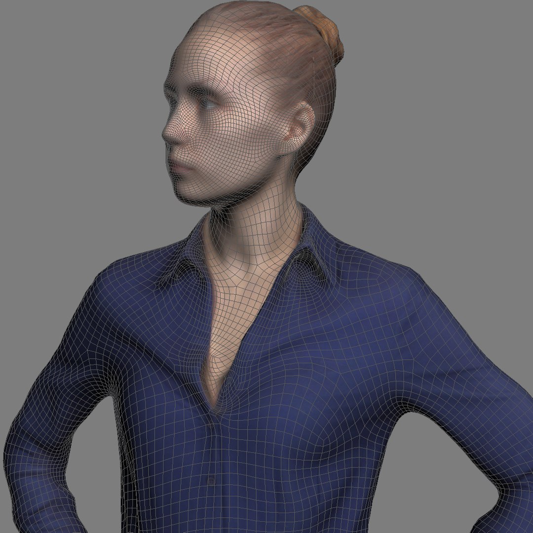 Realistic Human 3d Max