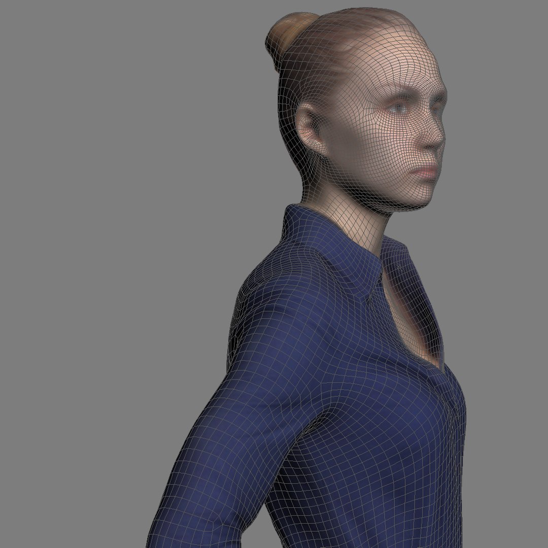 Realistic Human 3d Max