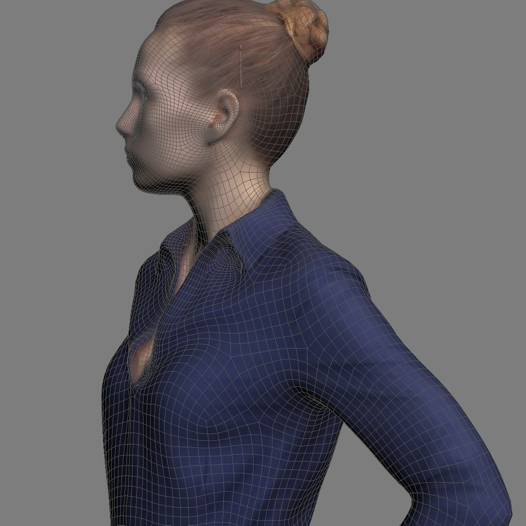 Realistic Human 3d Max