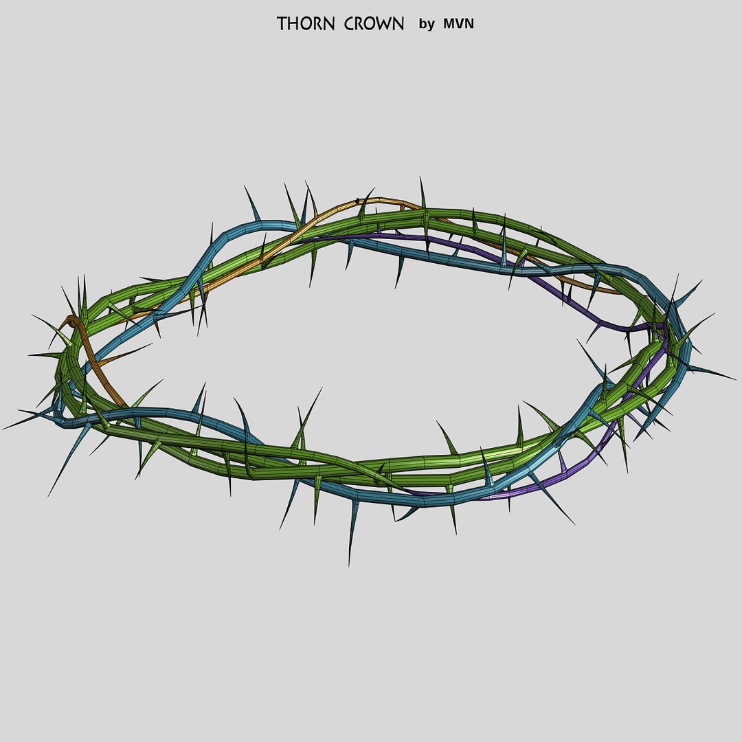 obj thorn crown