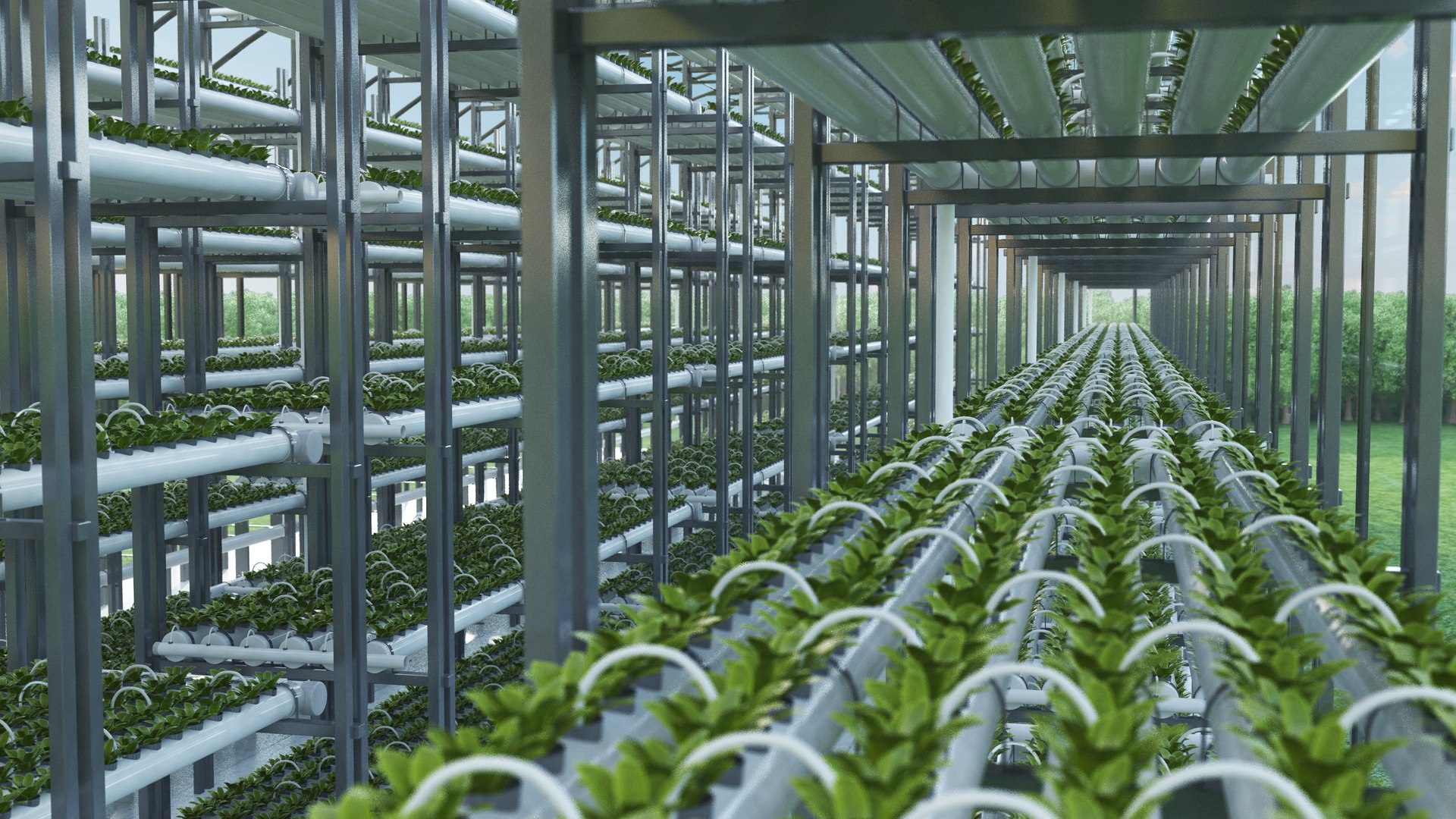 Hydroponics Vertical Farm 04 3D Model - TurboSquid 1883343