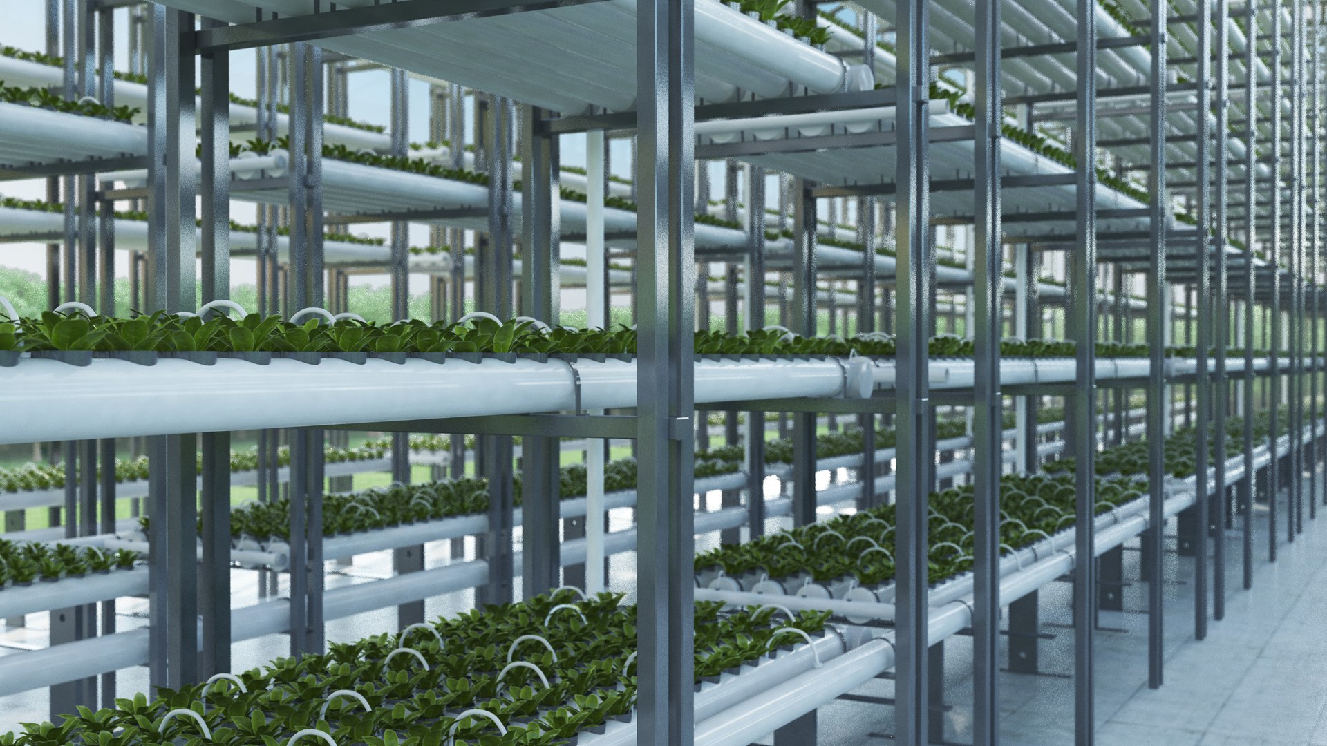 Hydroponics Vertical Farm 04 3D Model - TurboSquid 1883343